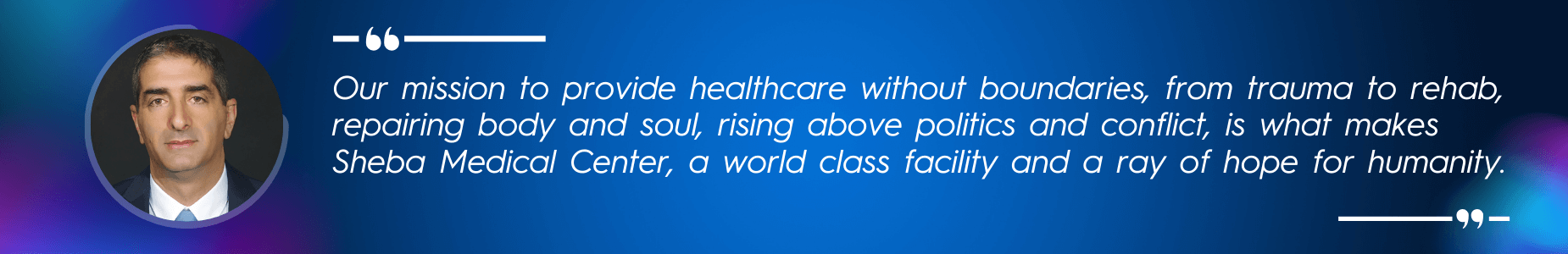 Sheba: Ranked in Newsweek's Top 10 Global Hospitals