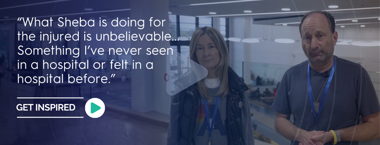 Joshua and Rachel's Inspirational Volunteer Journey at Sheba