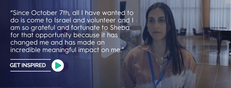 Rachel Stern's Meaningful Volunteer Contribution to Sheba Medical Center